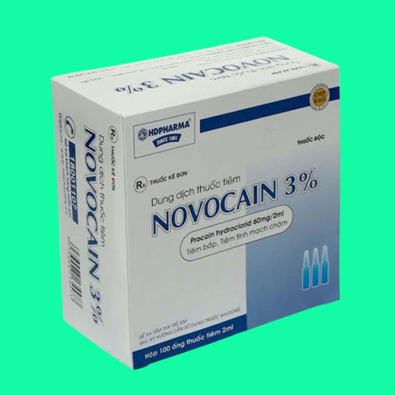 Thuốc Novocain 3% HDpharma có tác dụng gây tê trong thủ thuật