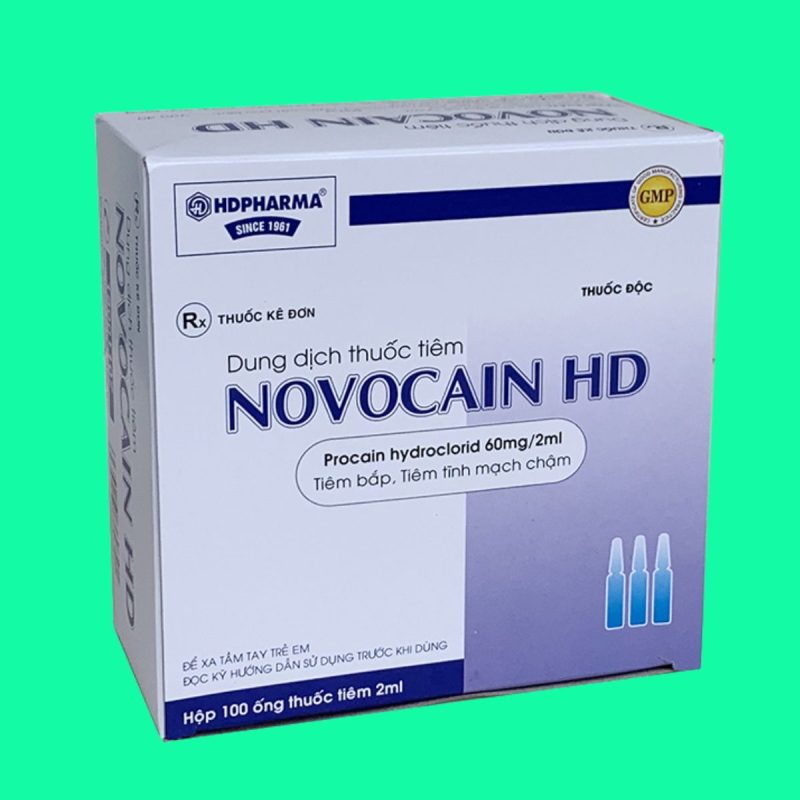 Thuốc Novocain 3% HDpharma có tác dụng gây tê trong thủ thuật