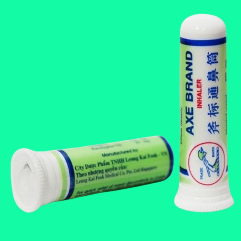 Ống hít Axe Brand Inhaler 1,7g có tác dụng giảm nghẹt mũi, thông mũi