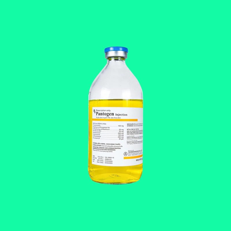 Thuốc Pantogen Injection bổ sung vitamin nhóm B, vitamin C, năng lượng