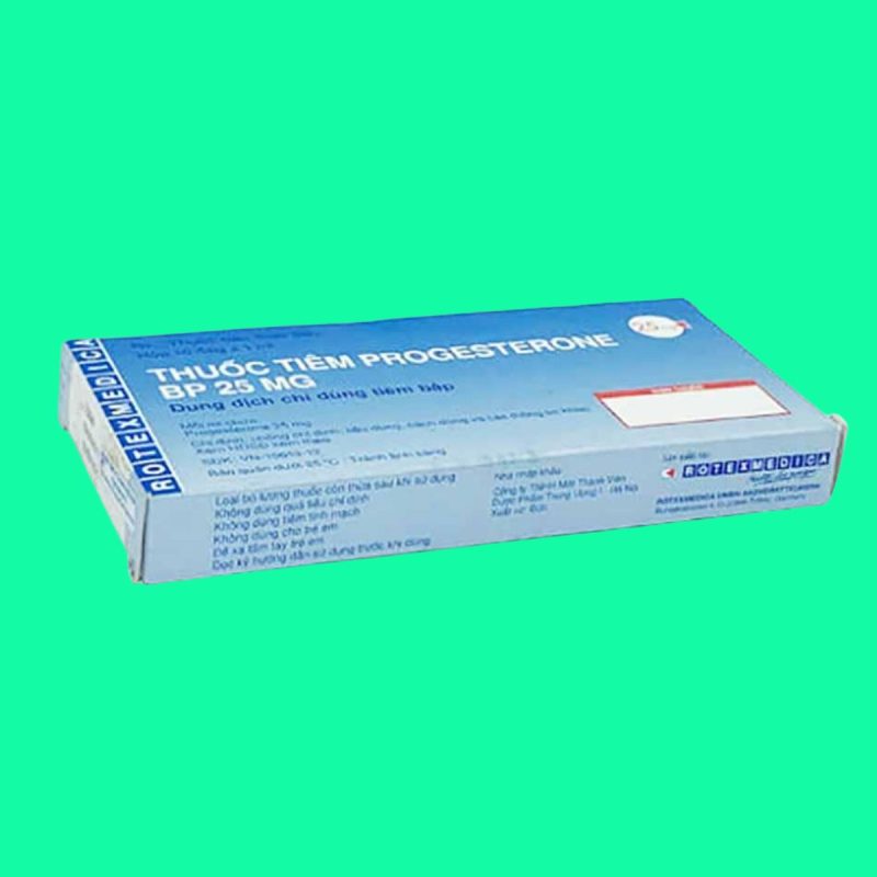 Thuốc Progesterone Injection BP 25mg điều trị chảy máu rối loạn chức ...