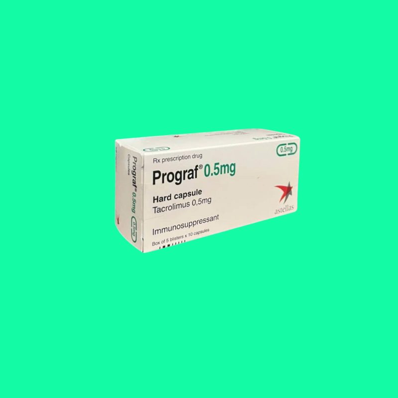 Thuốc Prograf 0.5mg chỉ định dự phòng sự đào thải cơ quan ghép