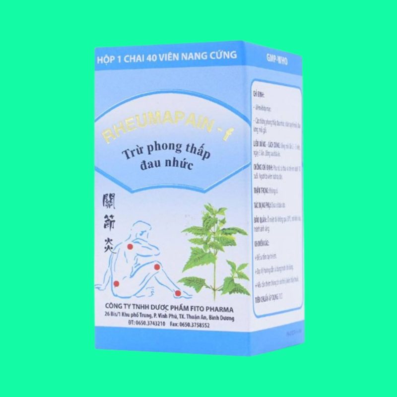 Thuốc Rheumapain-f cải thiện tình trạng phong thấp và đau nhức xương khớp