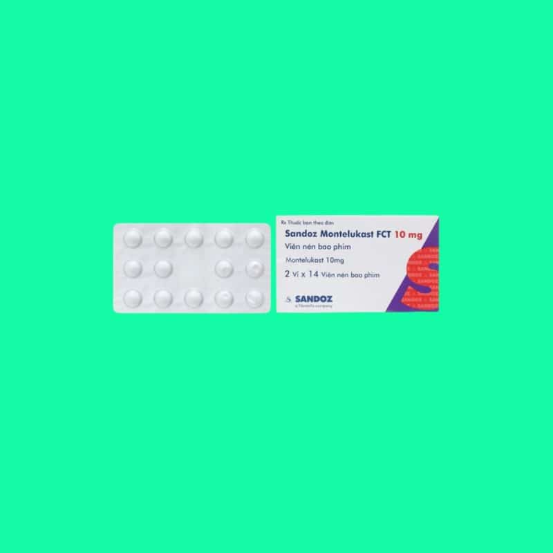 Thuốc Sandoz Montelukast FCT 10mg chỉ định điều trị hen phế quản