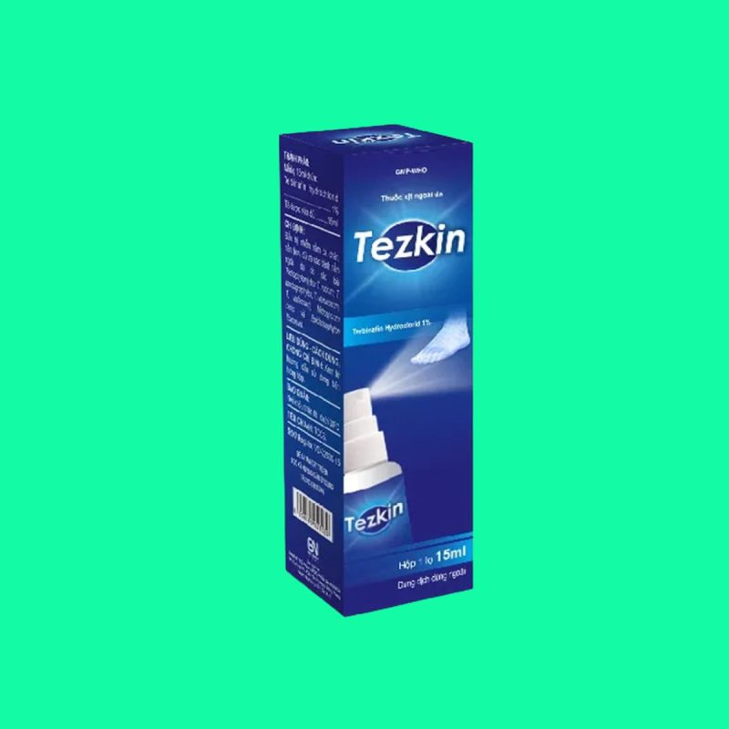 Thuốc xịt Thuốc xịt Tezkin giúp điều trị các tình trạng nhiễm nấm ngoài da