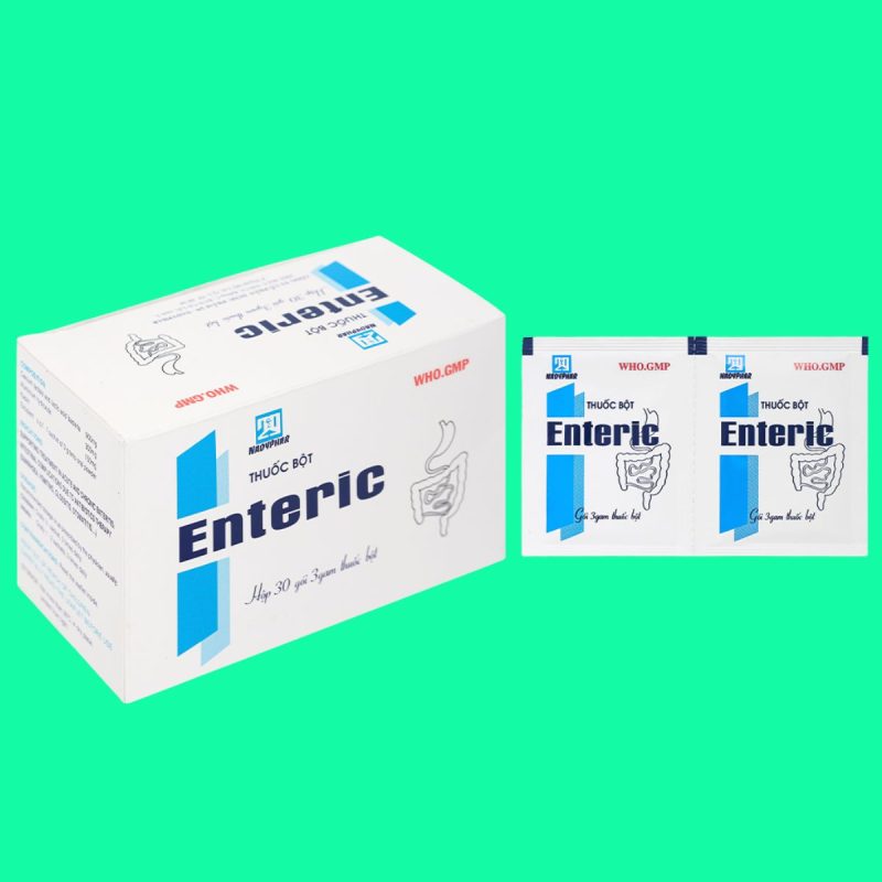 Thuốc Enteric Nadyphar gói 3g dùng điều trị viêm ruột cấp và mạn tính
