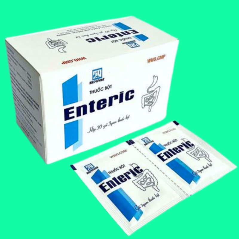 Thuốc Enteric Nadyphar gói 3g dùng điều trị viêm ruột cấp và mạn tính