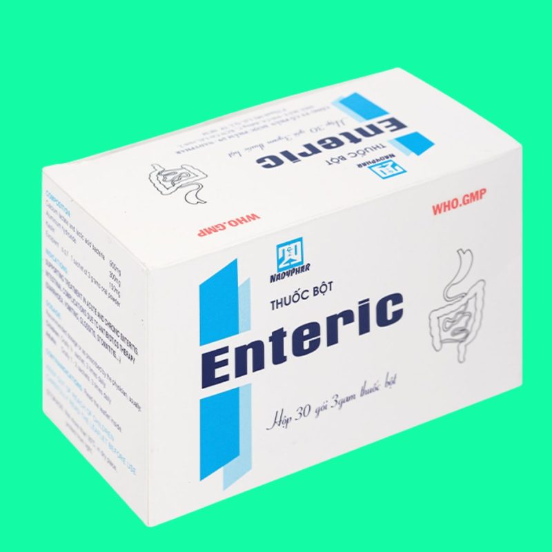Thuốc Enteric Nadyphar gói 3g dùng điều trị viêm ruột cấp và mạn tính