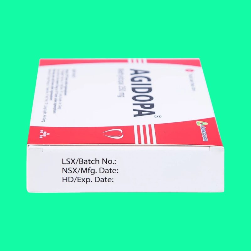 Agidopa 250mg điều trị tăng huyết áp khi không đáp ứng với thuốc khác