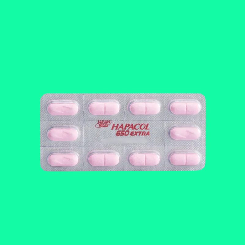 Hapacol 650 Extra điều trị đau đầu, đau nửa đầu, đau họng và đau răng