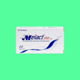 Thuốc Meiact 200mg điều trị nhiễm trùng do các chủng nhạy cảm
