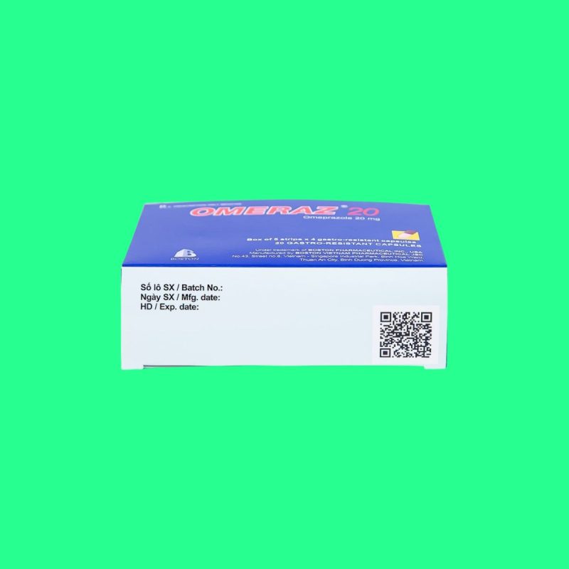 Thuốc Omeraz 20mg điều trị và dự phòng viêm loét dạ dày-tá tràng