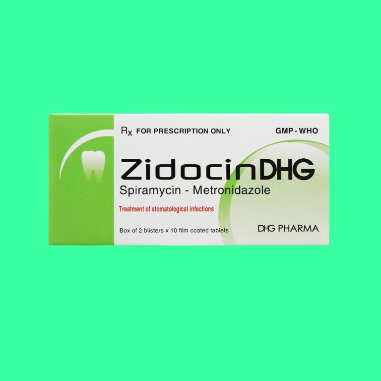 Thuốc Zidocin DHG điều trị nhiễm trùng răng miệng cấp, mạn, tái phát
