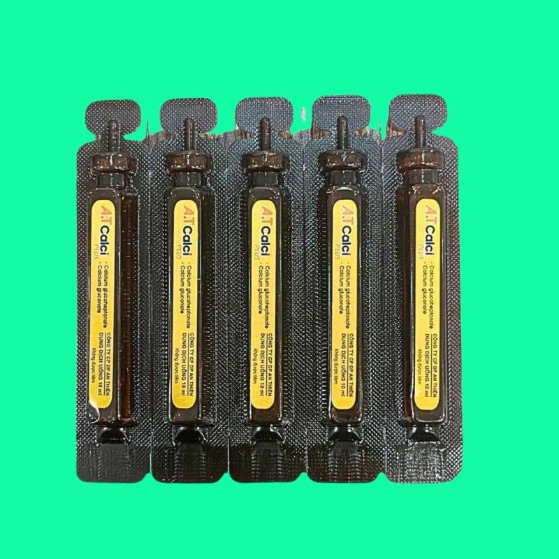 Thuốc A.T Calci Plus 300mg/700mg có tác dụng cung cấp canxi cho cơ thể