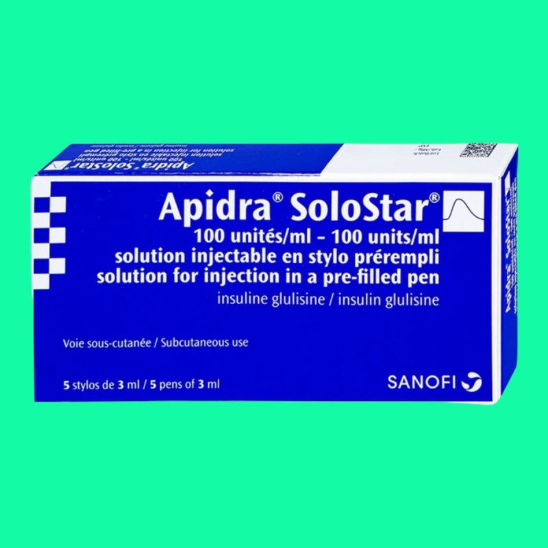 Thuốc Apidra Solostar điều trị đái tháo đường cho người lớn và trẻ em ...