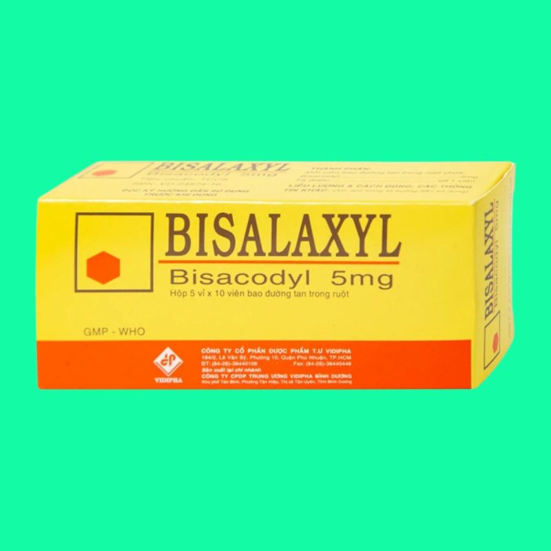 Thuốc Bisalaxyl 5mg điều trị tình trạng táo bón, sử dụng chuẩn bị X ...