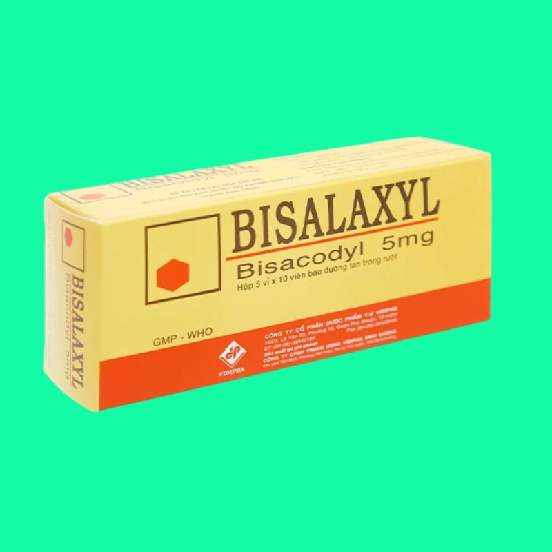 Thuốc Bisalaxyl 5mg điều trị tình trạng táo bón, sử dụng chuẩn bị X ...