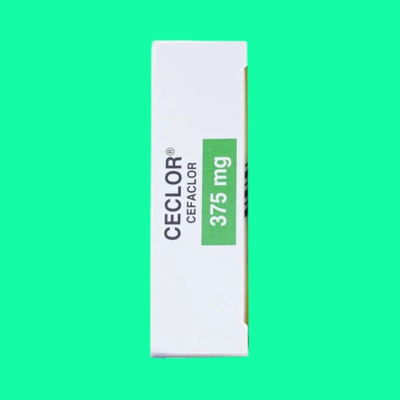 Thuốc Ceclor 375mg điều trị tình trạng viêm phế quản mạn tính