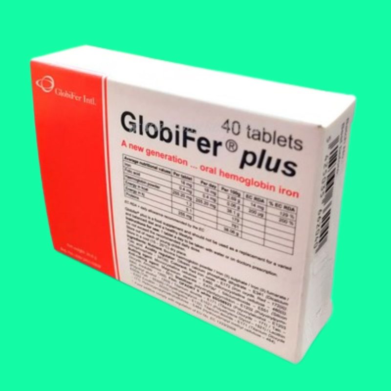 Globifer Plus có tác dụng bổ sung acid folic, sắt, sắt heme cho cơ thể