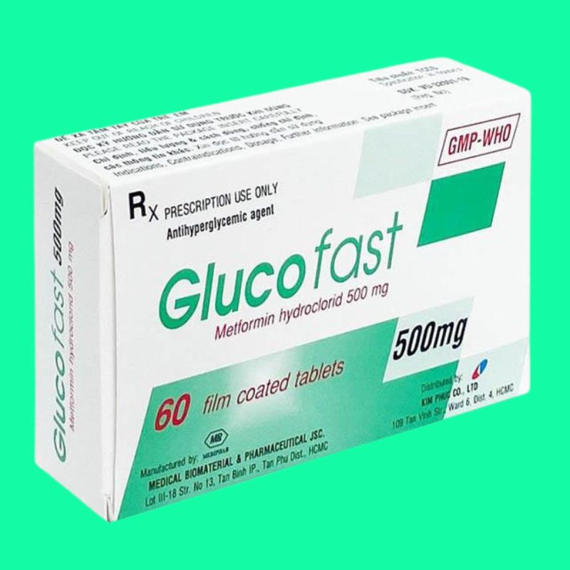 Thuốc Glucofast 500mg có tác dụng điều trị tiểu đường típ 2
