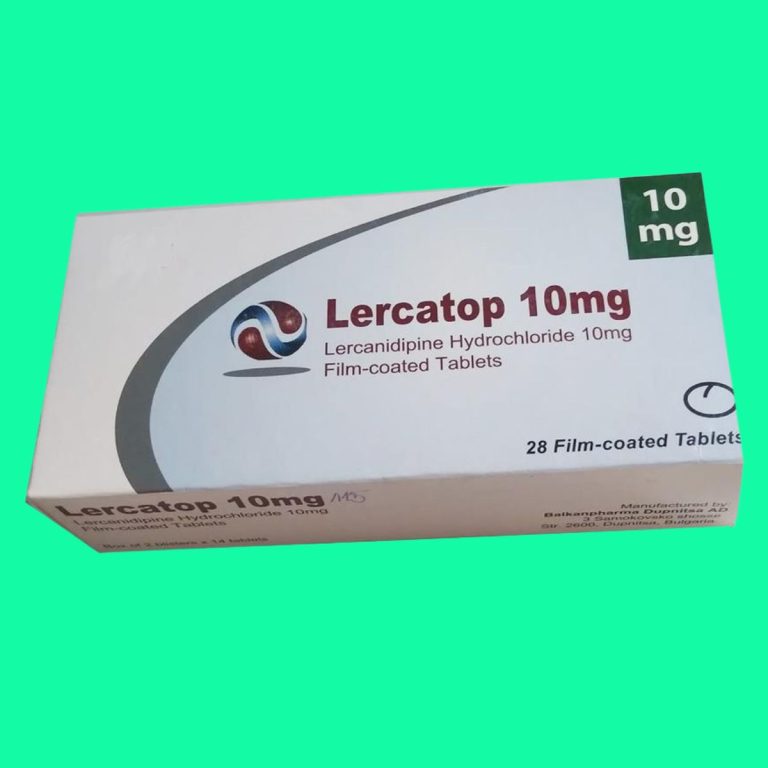 Thuốc Lercatop 10mg điều trị tăng huyết áp từ nhẹ đến trung bình