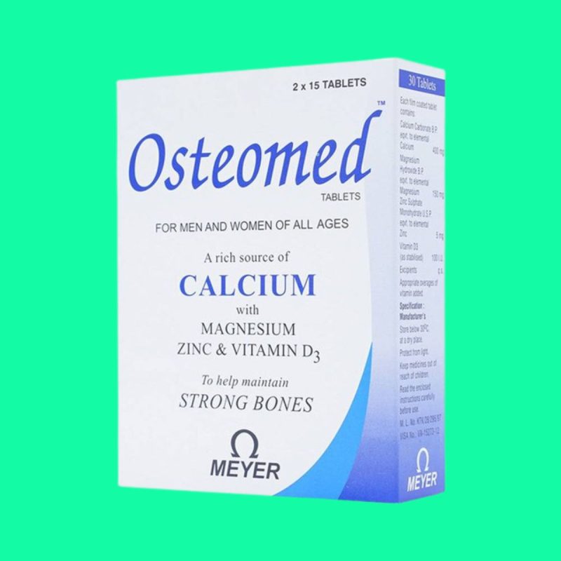 Thuốc Osteomed Tablets hỗ trợ bổ sung chất dinh dưỡng hàng ngày