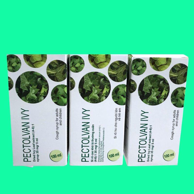 Thuốc Pectolvan Ivy 100ml điều trị viêm đường hô hấp, viêm phế quản mạn