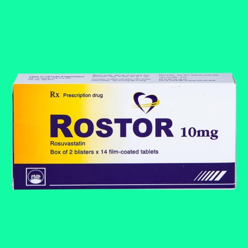 Thuốc Rostor 10mg có tác dụng trong điều trị rối loạn lipid máu