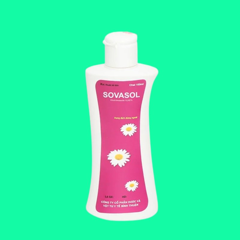 Thuốc Sovasol 0.05% điều trị tình trạng bệnh nấm Candida ở miệng