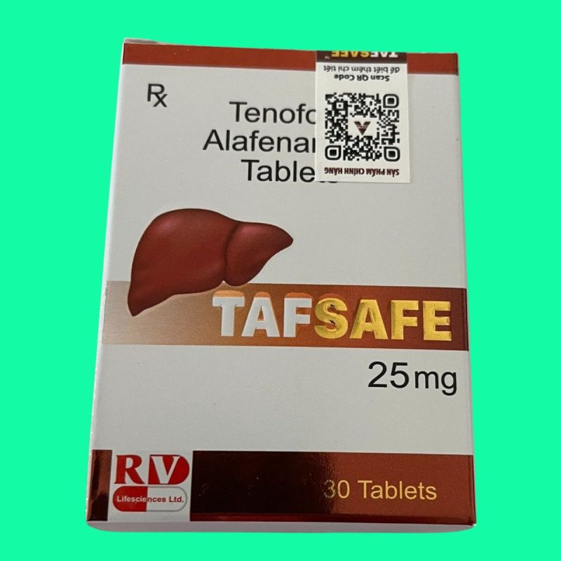 Thuốc Tafsafe 25mg có tác dụng điều trị viêm gan B mạn tính.