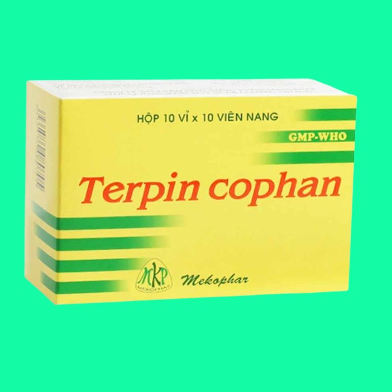 Thuốc Terpin Cophan giảm triệu chứng ho do viêm phế quản, viêm họng ...