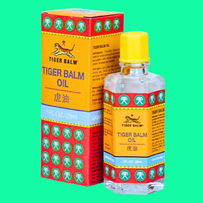 Thuốc Tiger Balm Oil 28ml giảm cảm giác đau nhức cơ bắp, bong gân,...