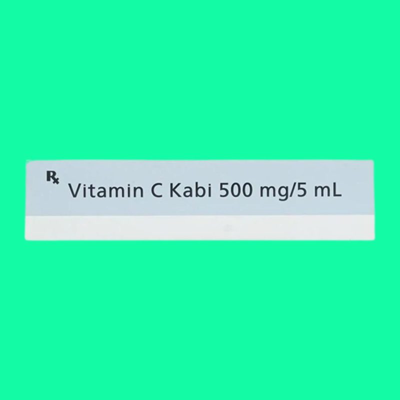 Thuốc Vitamin C Kabi 500mg/5ml có tác dụng điều trị bệnh scorbut