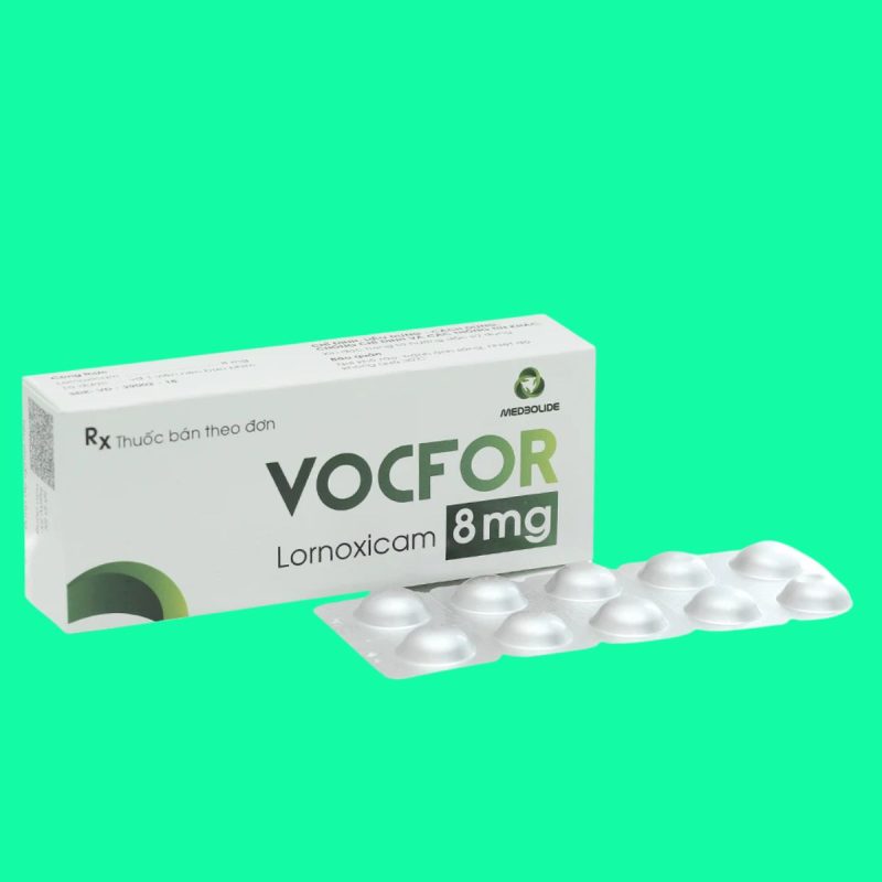 Thuốc Vocfor 8mg có tác dụng điều trị đau, viêm do nhiều nguyên nhân
