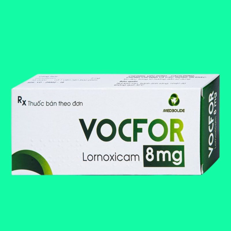 Thuốc Vocfor 8mg có tác dụng điều trị đau, viêm do nhiều nguyên nhân