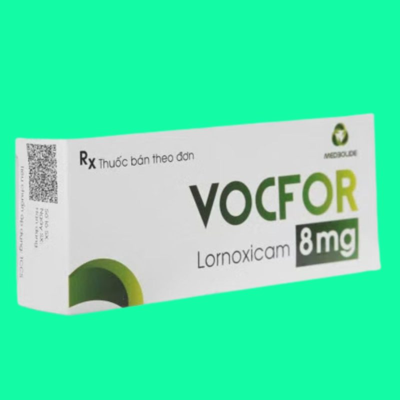 Thuốc Vocfor 8mg có tác dụng điều trị đau, viêm do nhiều nguyên nhân