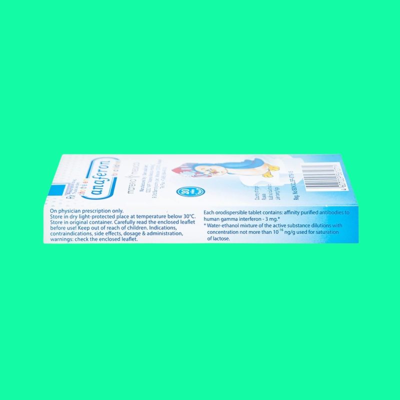 Anaferon For Children 3mg phòng và điều trị nhiễm virus đường hô hấp