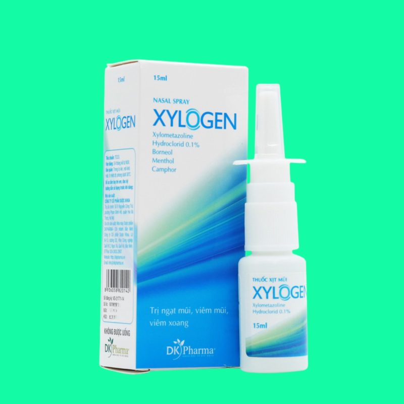 Xylogen 15ml điều trị ngạt mũi do viêm mũi dị ứng theo mùa và quanh năm