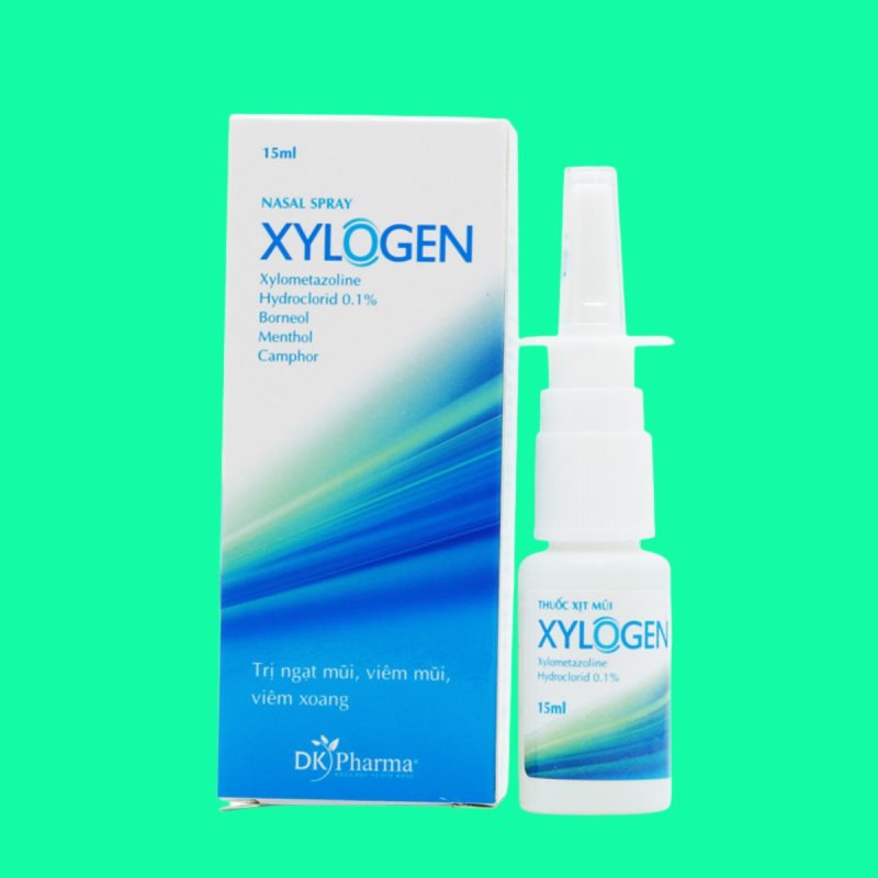 Xylogen 15ml điều trị ngạt mũi do viêm mũi dị ứng theo mùa và quanh năm