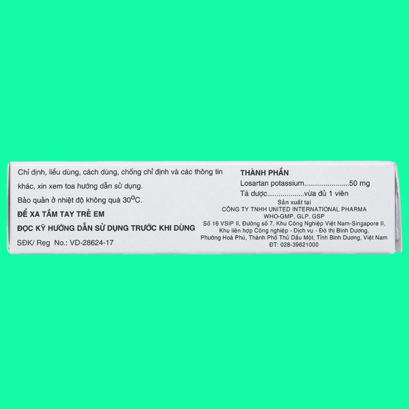 Thuốc Lifezar 50mg điều trị tăng huyết áp đơn trị hoặc phối hợp