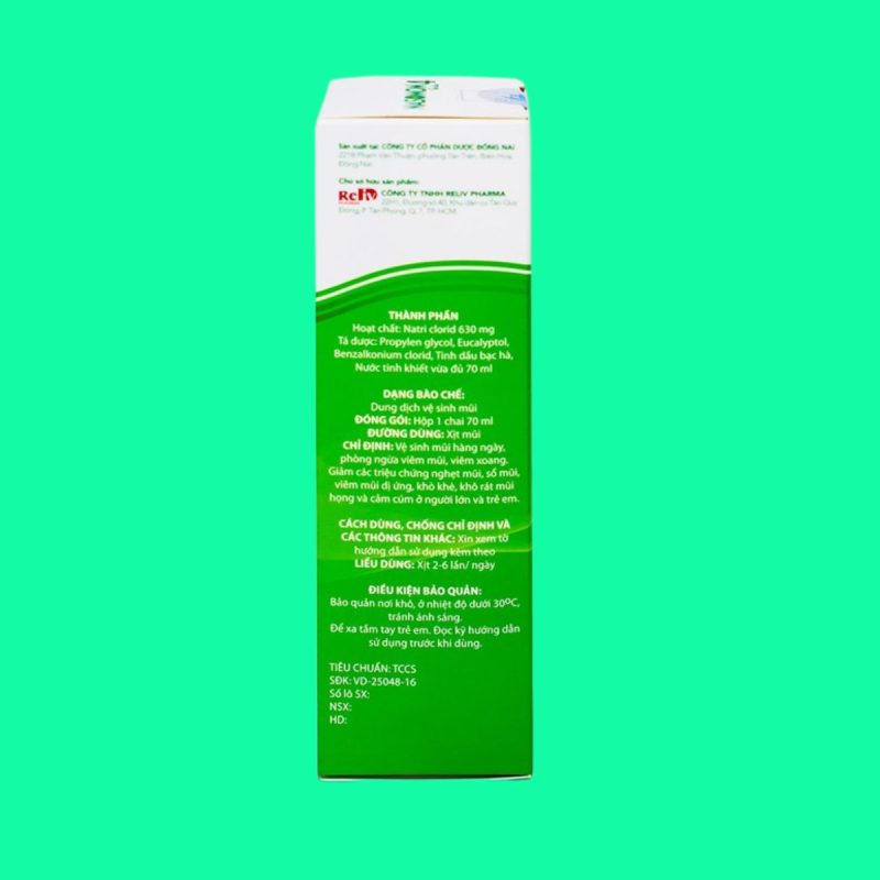 Thuốc Nasomom - 4 Tinh Dầu hỗ trợ vệ sinh mũi hàng ngày, phòng ngừa ...