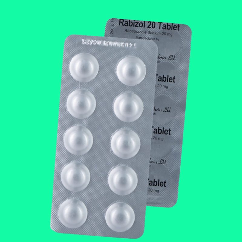 Thuốc Rabizol 20 Tablet điều trị loét dạ dày tá tràng đang tiến triển