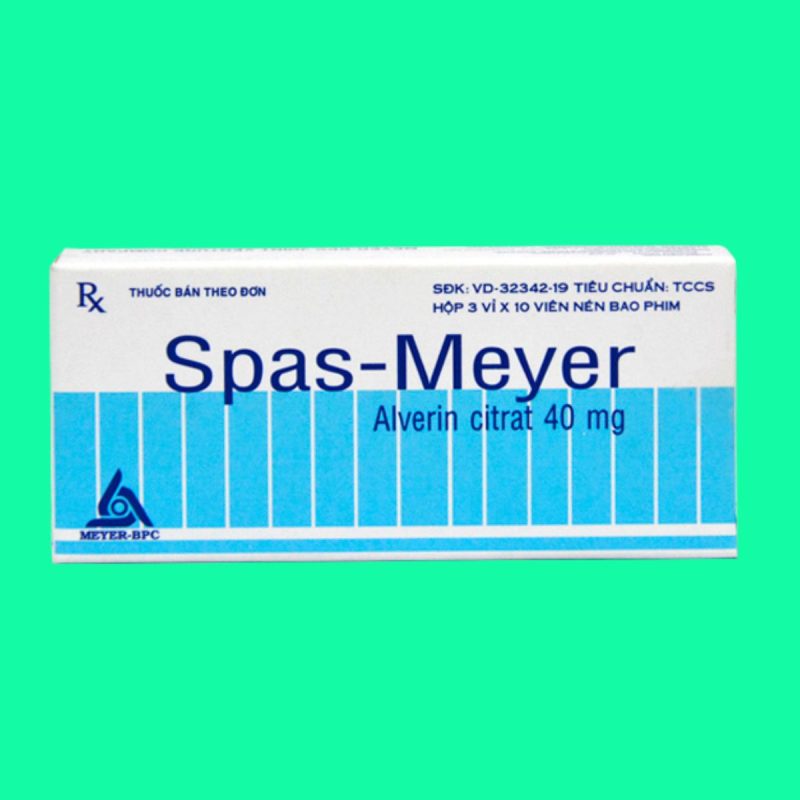 Thuốc Spas-Meyer 40mg chống co thắt cơ trơn tiêu hóa, giảm cơn đau