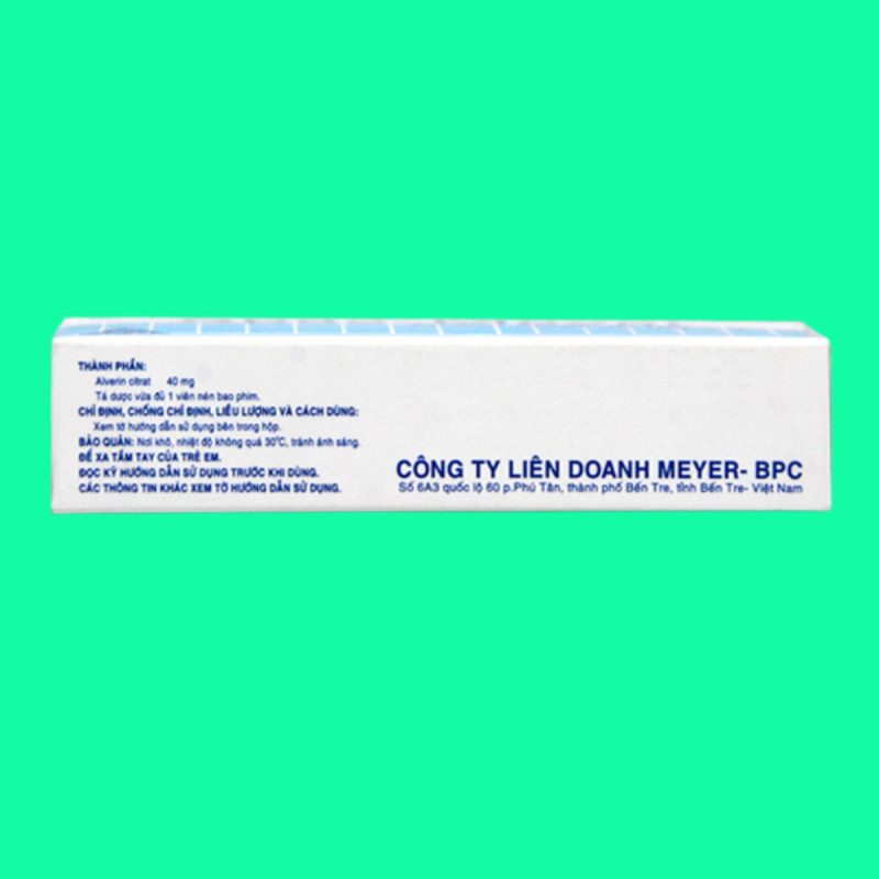 Thuốc Spas-Meyer 40mg chống co thắt cơ trơn tiêu hóa, giảm cơn đau
