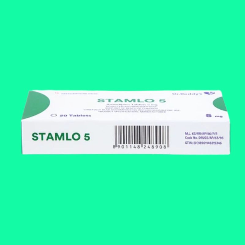 Thuốc Stamlo 5 điều trị tăng huyết áp và thiếu máu cục bộ cơ tim