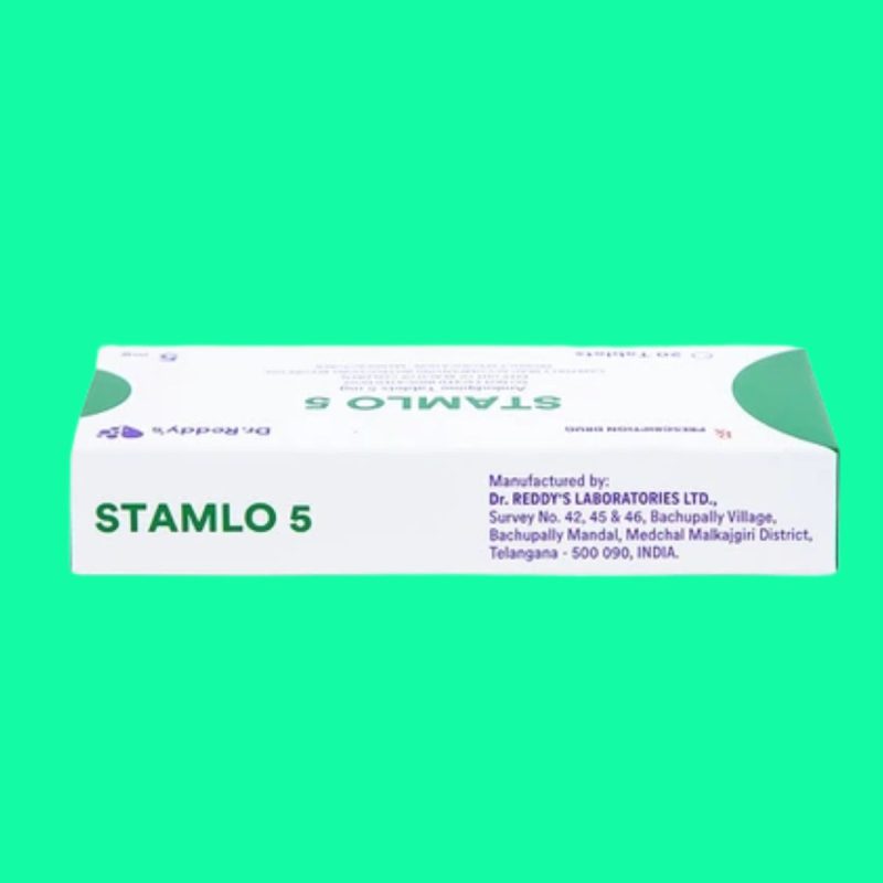 Thuốc Stamlo 5 điều trị tăng huyết áp và thiếu máu cục bộ cơ tim