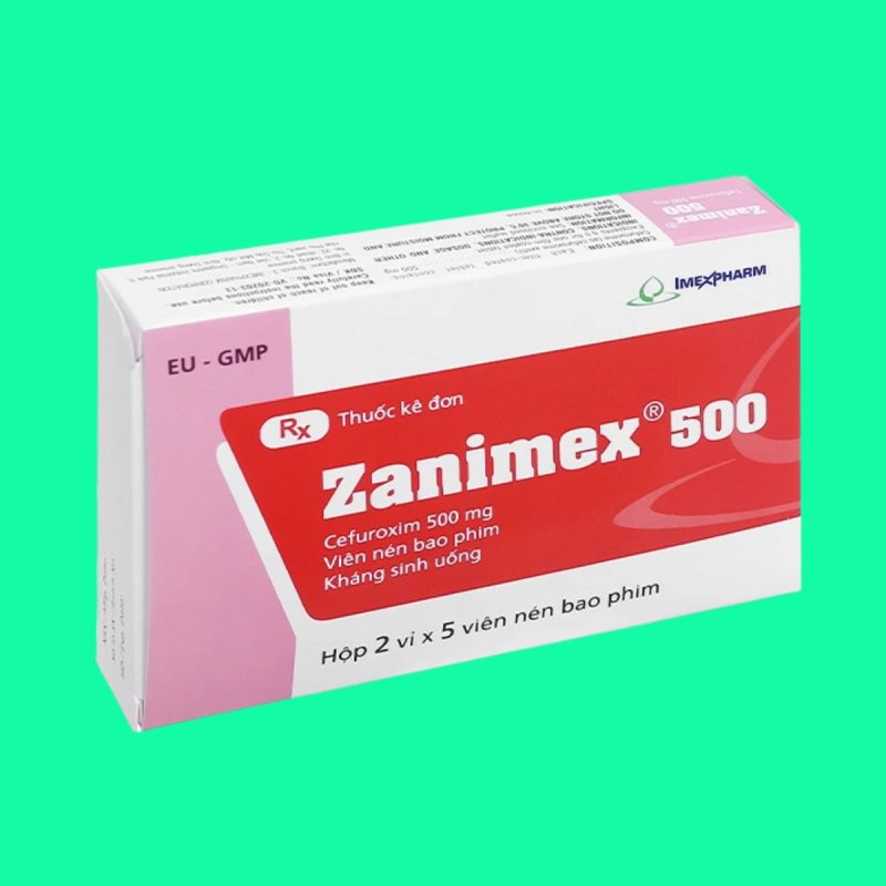 Thuốc Zanimex 500mg – Thuốc kháng sinh điều trị nhiễm khuẩn.