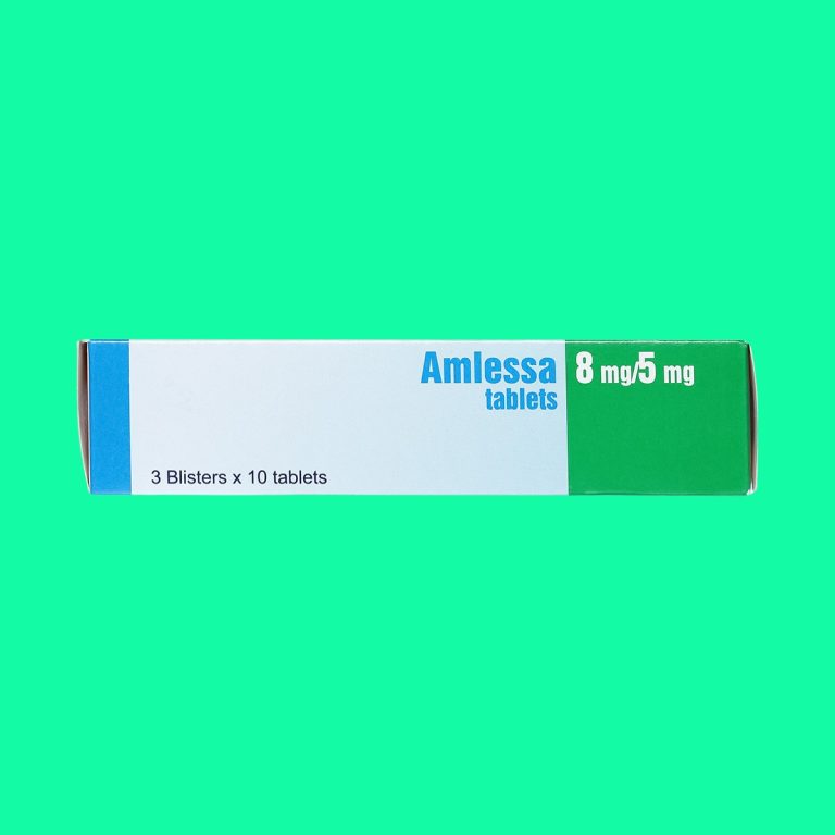 Amlessa 8mg/5mg Tablets điều trị tăng huyết áp vô căn và bệnh mạch vành ...