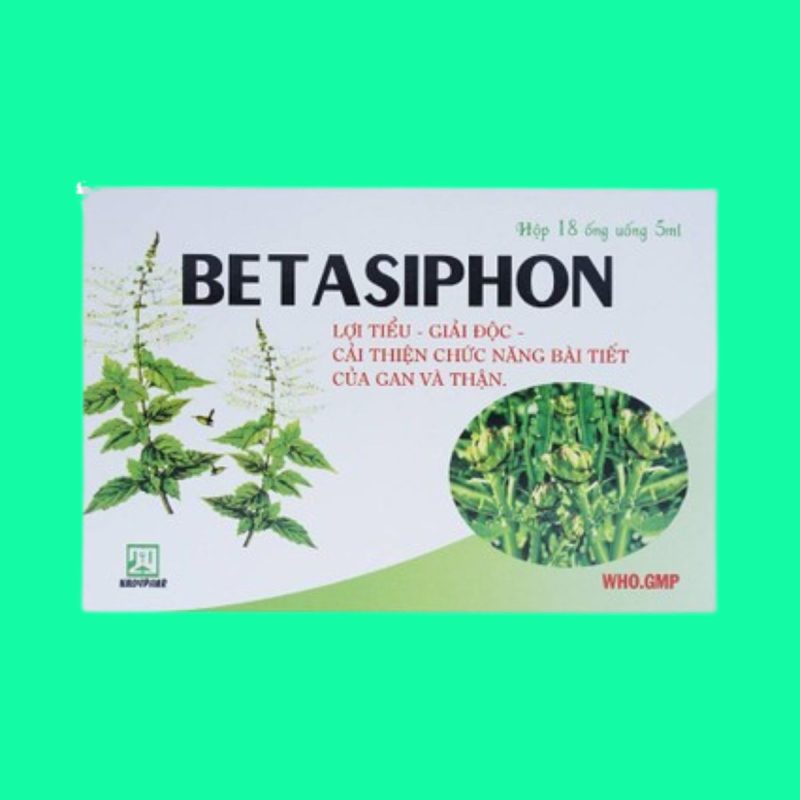 Thuốc Betasiphon hỗ trợ điều trị viêm túi mật, sỏi mật, viêm gan