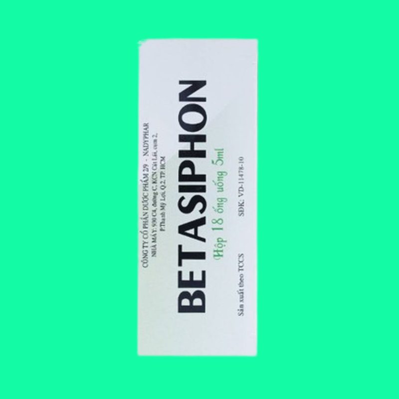 Thuốc Betasiphon hỗ trợ điều trị viêm túi mật, sỏi mật, viêm gan